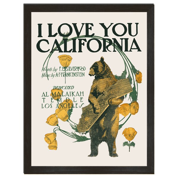 California Poster - Etsy