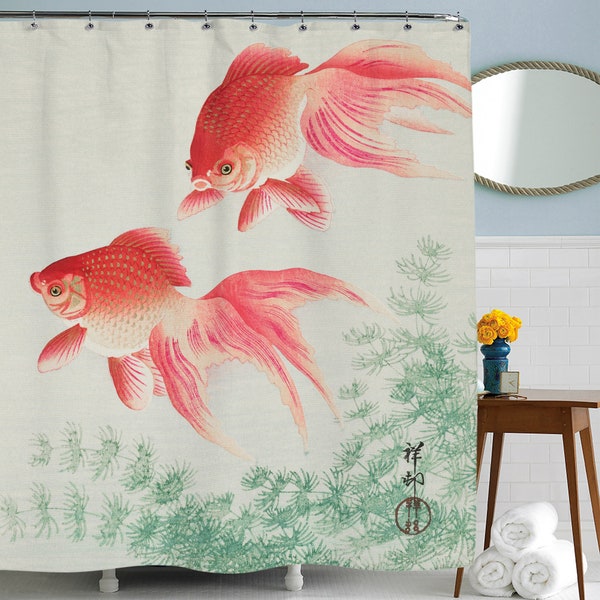 Fish Shower Curtain - Etsy