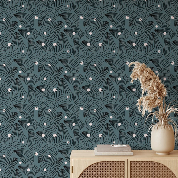 Oyster Wallpaper Peel and Stick - Etsy