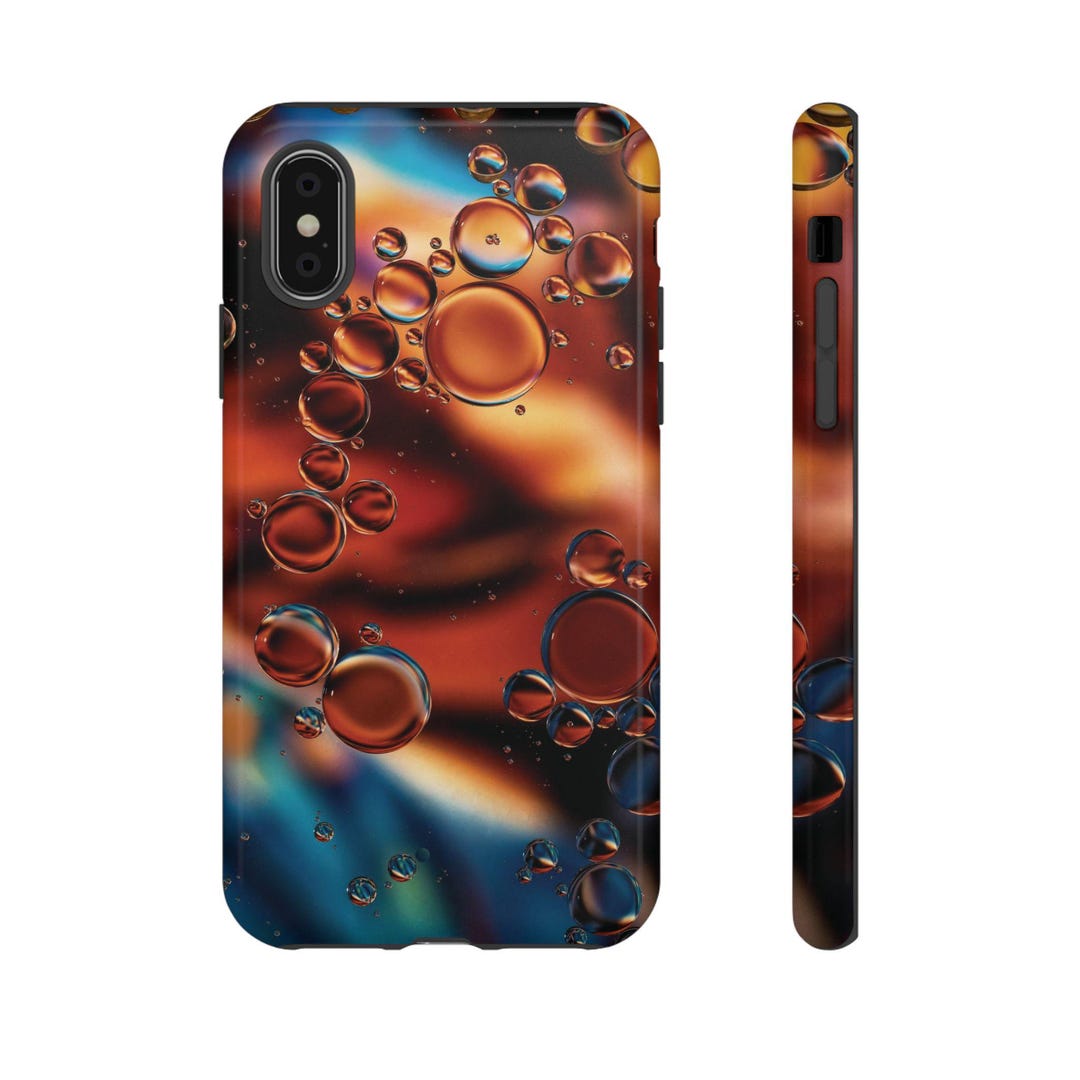 Colourful Bubbles Wallpaper Phone Case|iphone 16 Pro & Max/ 15, 14, 13 ...