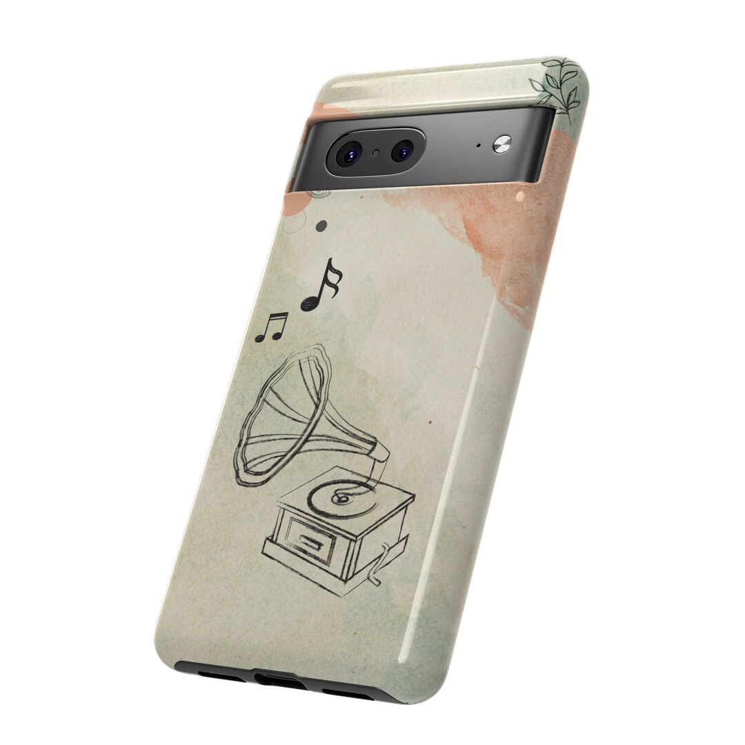 Record Player Wallpaper Phone Case iPhone 15 Plus/ Pro, 14, 13, 12 ...