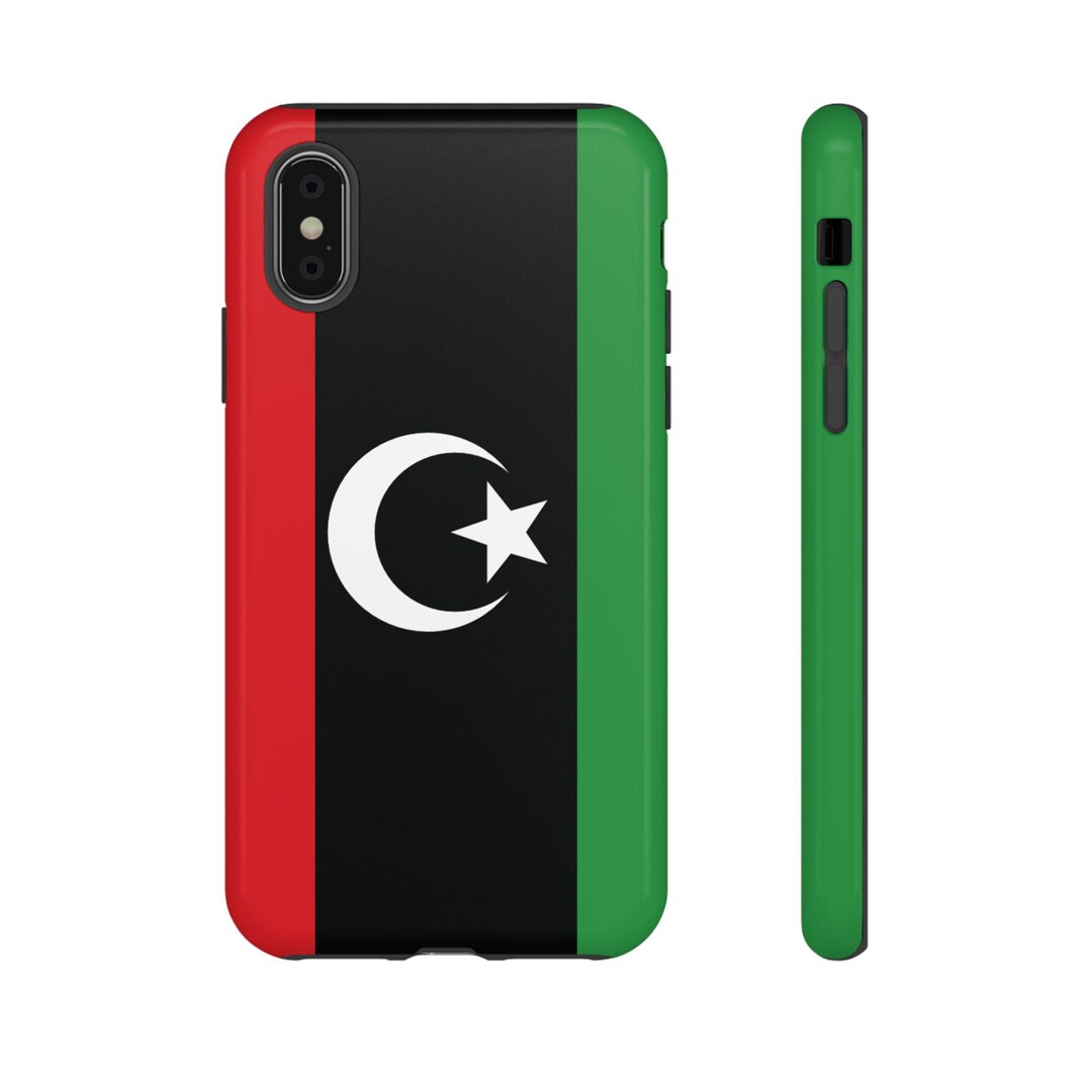 Libya Flag Phone Case|iphone 16 Pro & Max/ 15, 14, 13| Google Pixel 9-5 ...