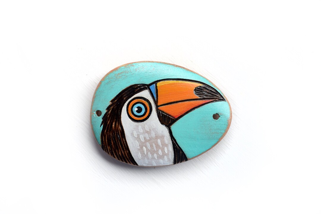 Tropical Toucan Bead - Etsy