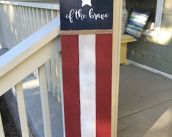 Red Porch Sign - Etsy