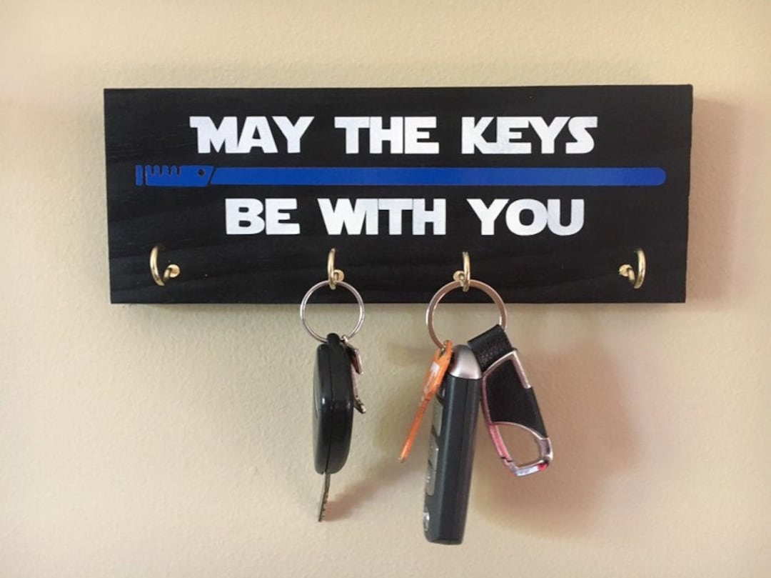 Star Wars Key Holder May the Keys Be With You - Etsy
