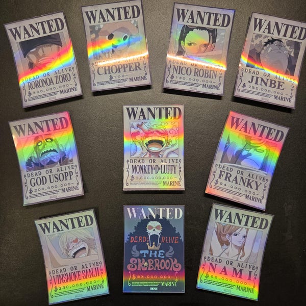 One Piece Vinyl Stickers - Etsy