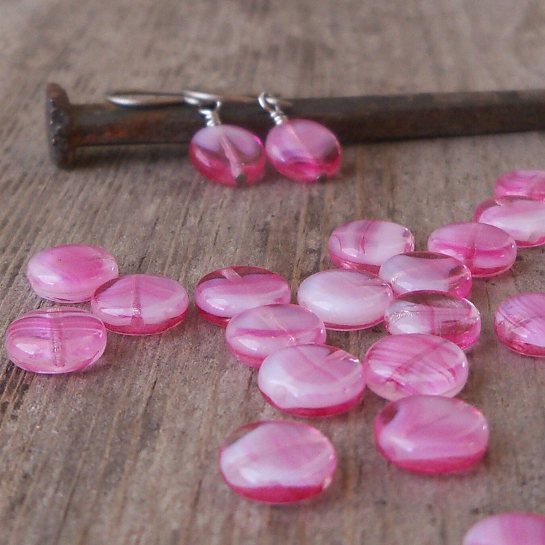 Little Pink Earrings for Sensitive Ears Pure Titanium - Etsy