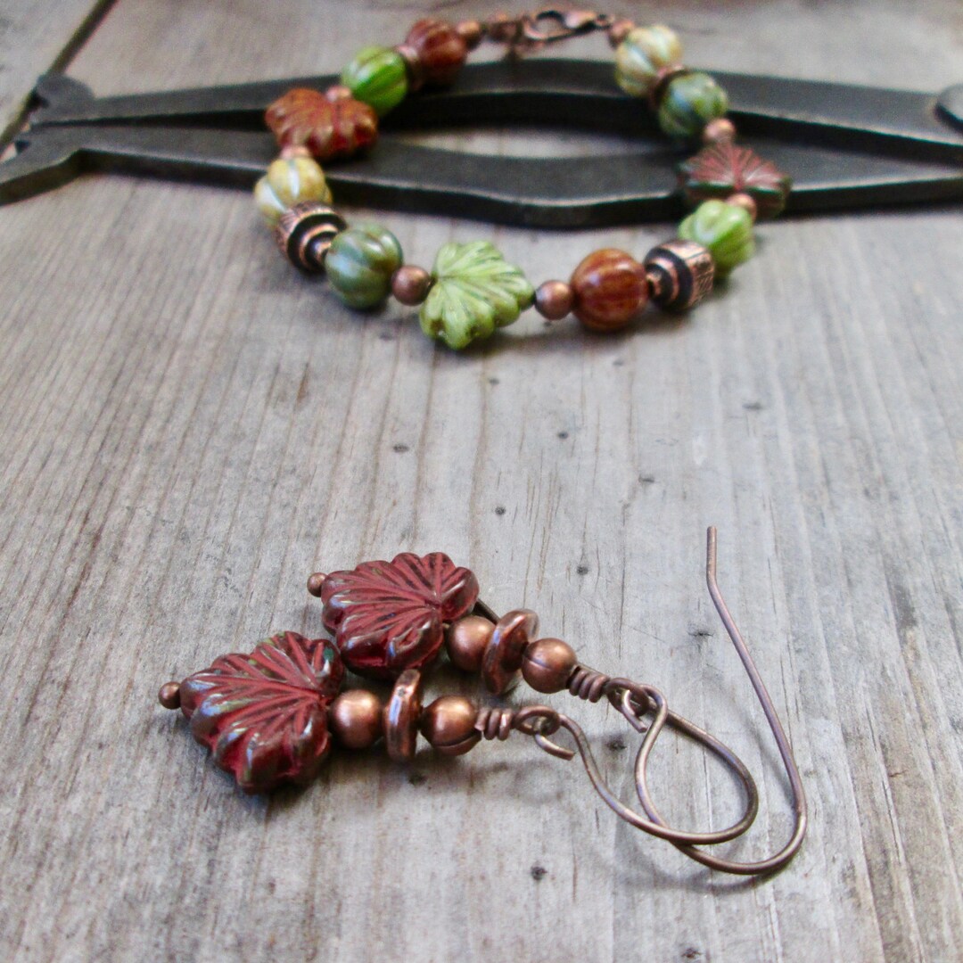 Maple Leaf Hypoallergenic Titanium Earrings - Rustic Fall Series ...