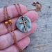 Rustic Cross Necklace Copper Cross Necklace Cross Jewelry - Etsy