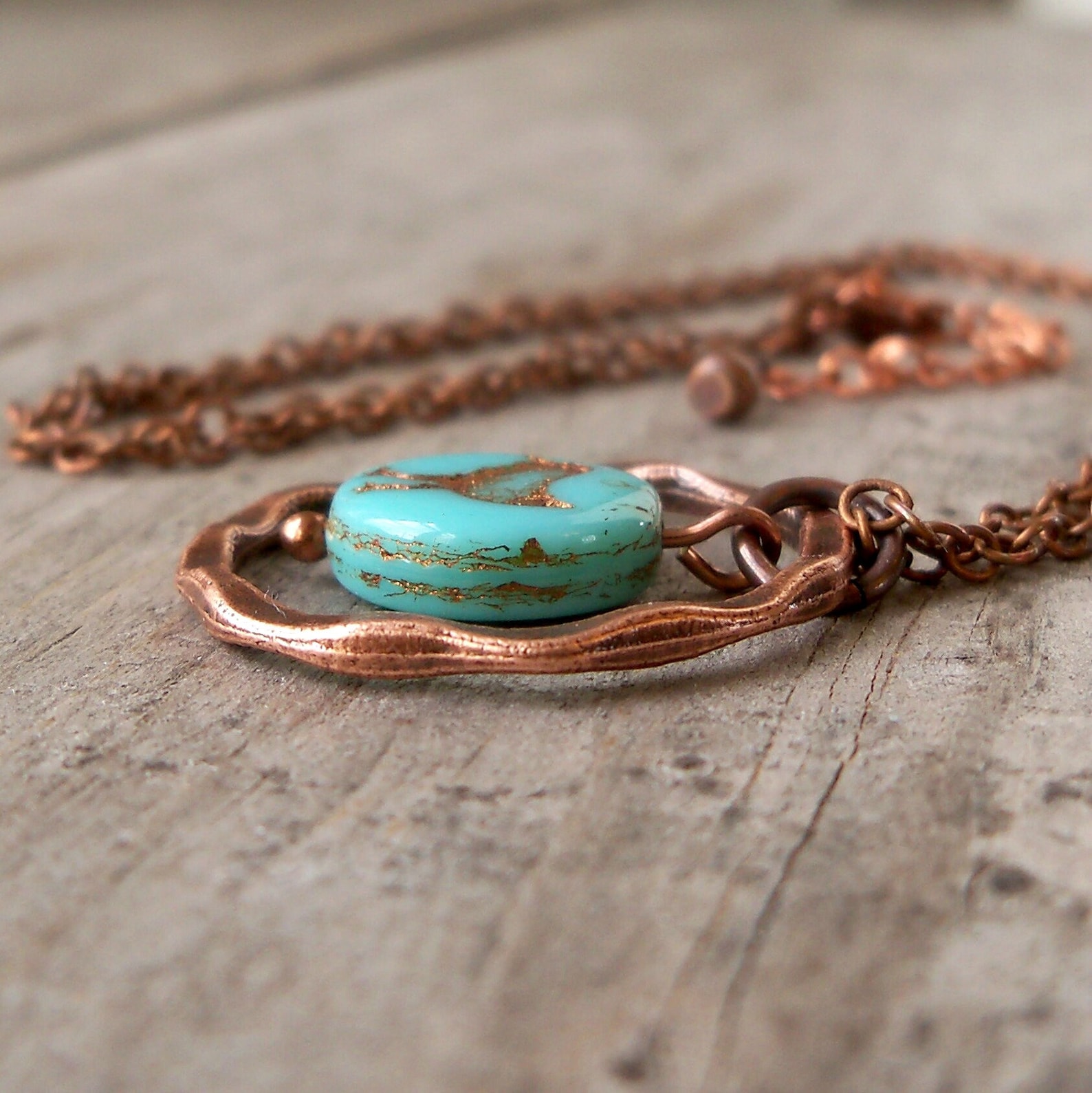 Copper Necklace Women's Copper Jewelry Copper Jewelry | Etsy