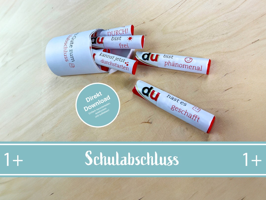 Duplo Banderolen Schulabschluss, Geschenke für den Abschluss ...