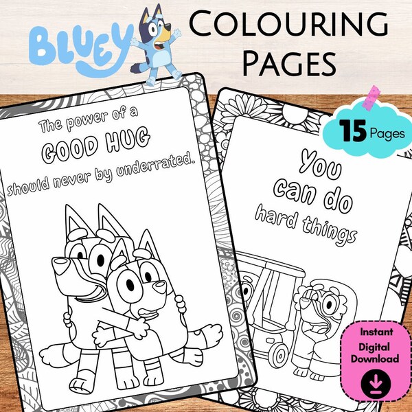 Bluey Inspirational Poster - Etsy