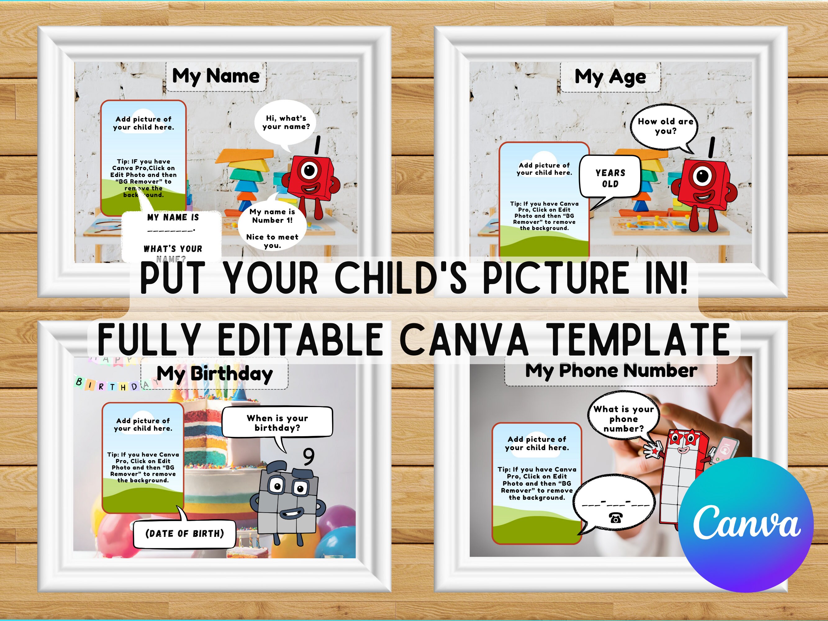 Numberblocks Printable Posters for Toddlers to Teach Social Skills ...