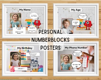 Numberblocks Printable Posters for Toddlers to Teach Social Skills ...