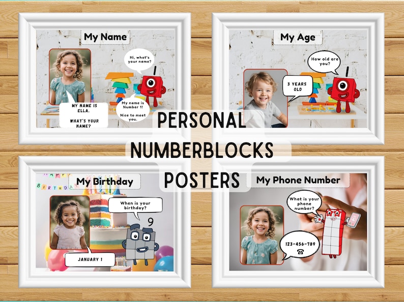 Numberblocks Printable Posters for Toddlers to Teach Social Skills ...