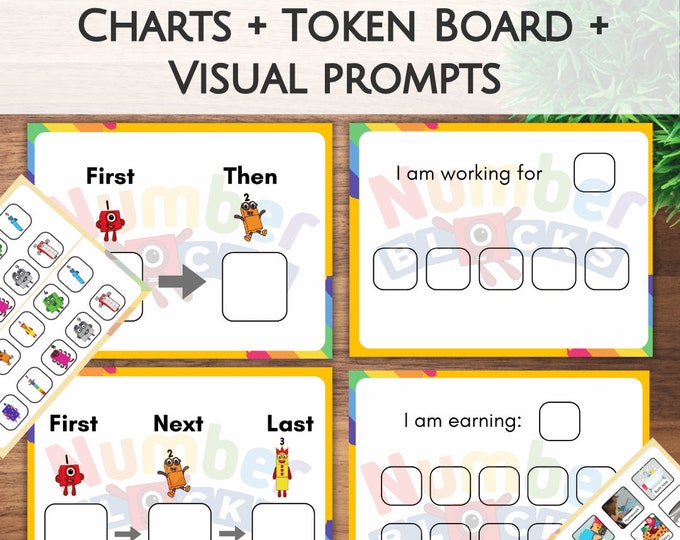 First Then, First Next Last Charts, Token Boards and Visual Cards ...