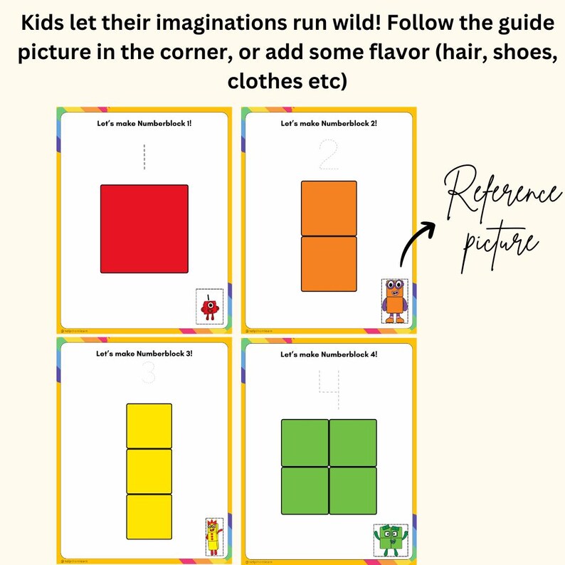 Numberblocks Playdough Mats: Fine Motor Skills Activity (digital ...