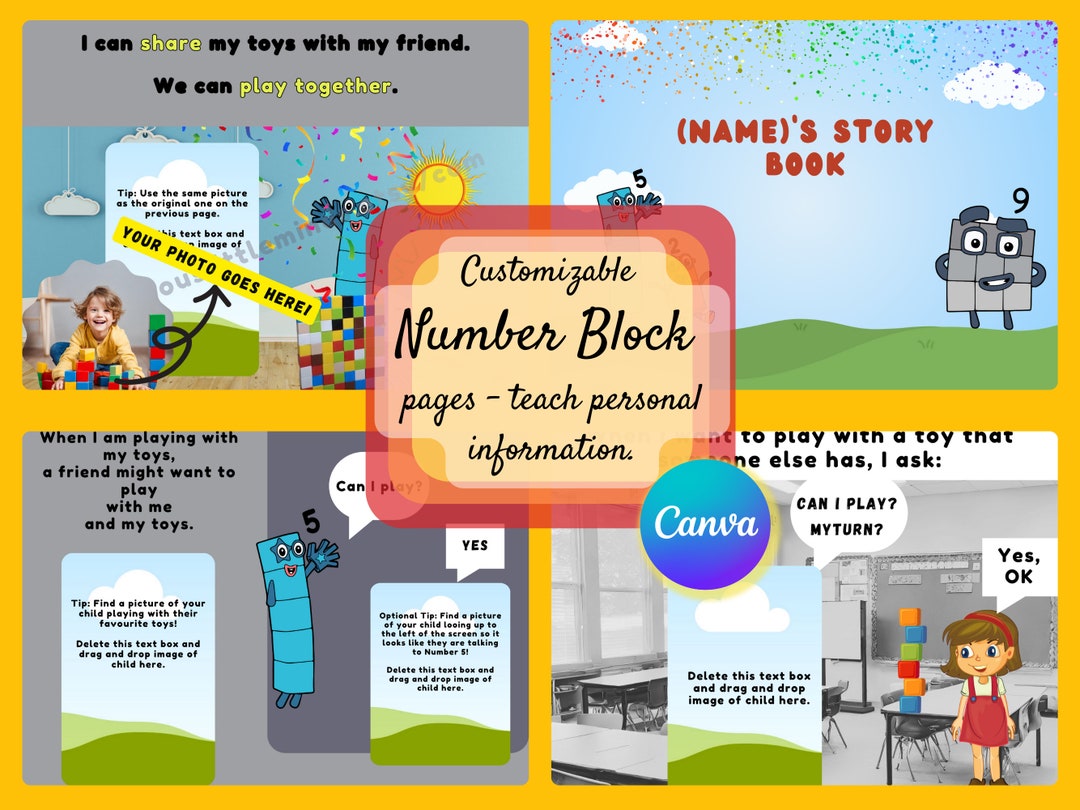 Numberblock Social Story for Autism Speech Delay for Parent and Teacher ...