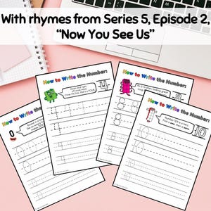 Number Formation (WORKSHEET) Numberblocks Poems Rhymes for Learning to ...