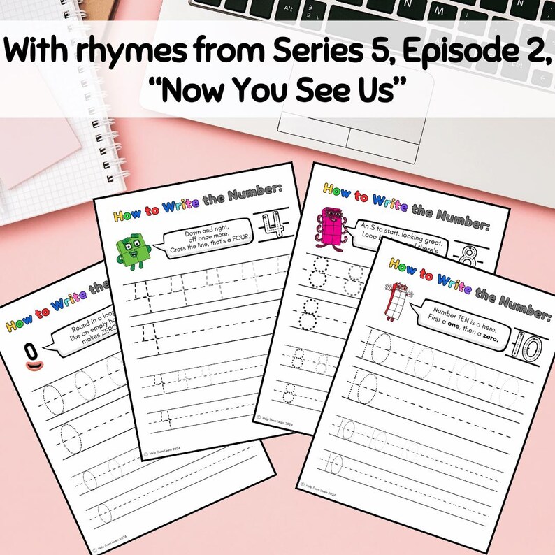 Number Formation (WORKSHEET) Numberblocks Poems Rhymes for Learning to ...