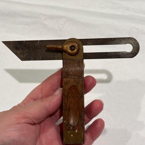 Vintage Stanley Sliding T-bevel Gauge or Bevel Gage False Square Angles ...