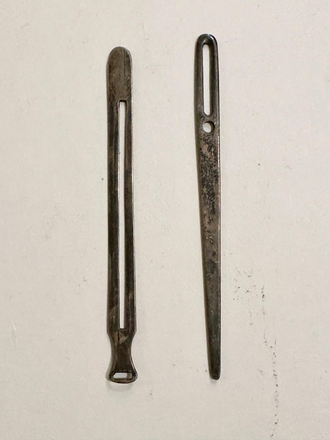 Vintage Sterling Silver Bodkin Ribbon Threader Puller Sewing Tools ...