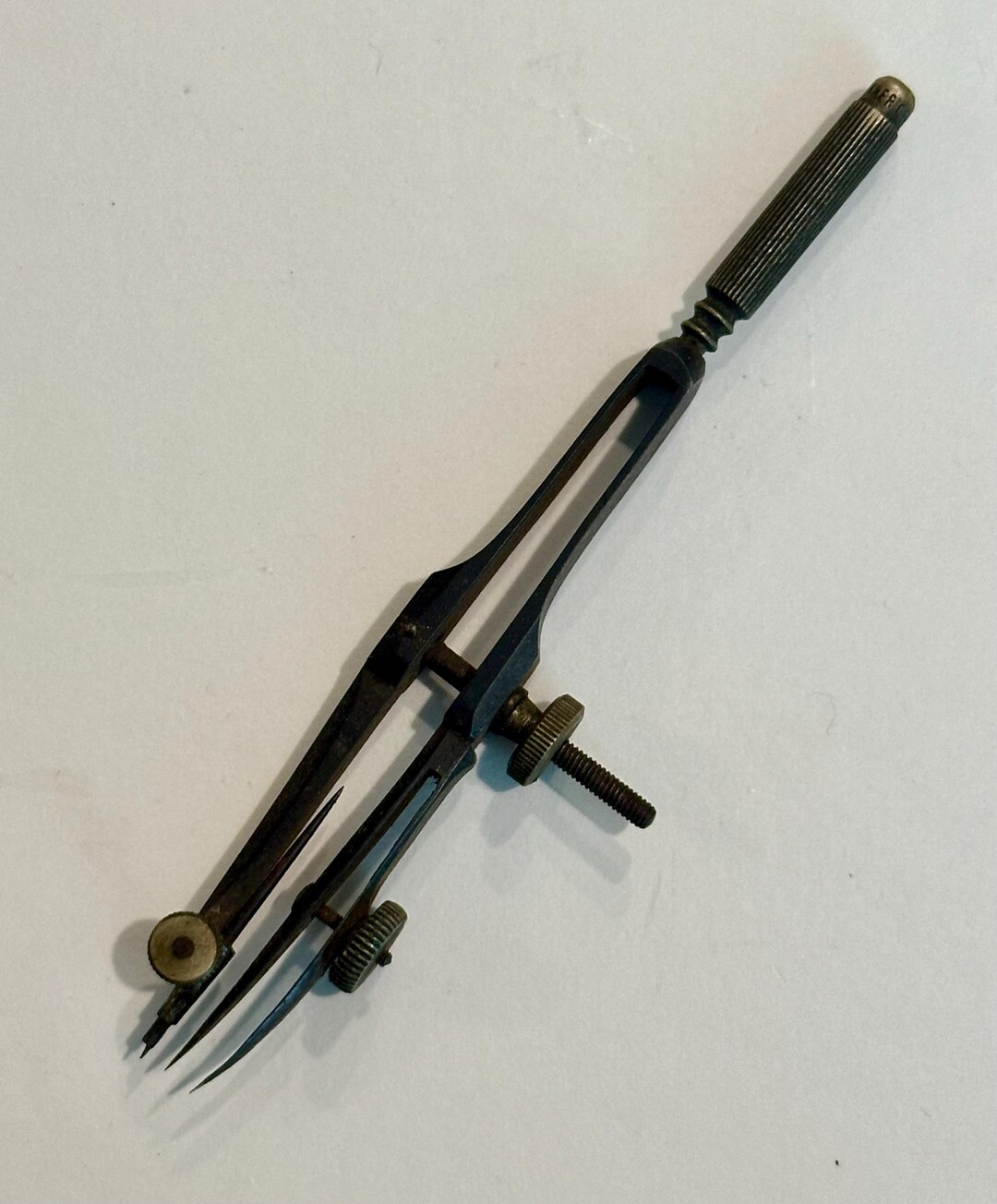 Vintage Drop Bow Pen Wytetip Spring Bow Divider Compass Tool Drafting ...