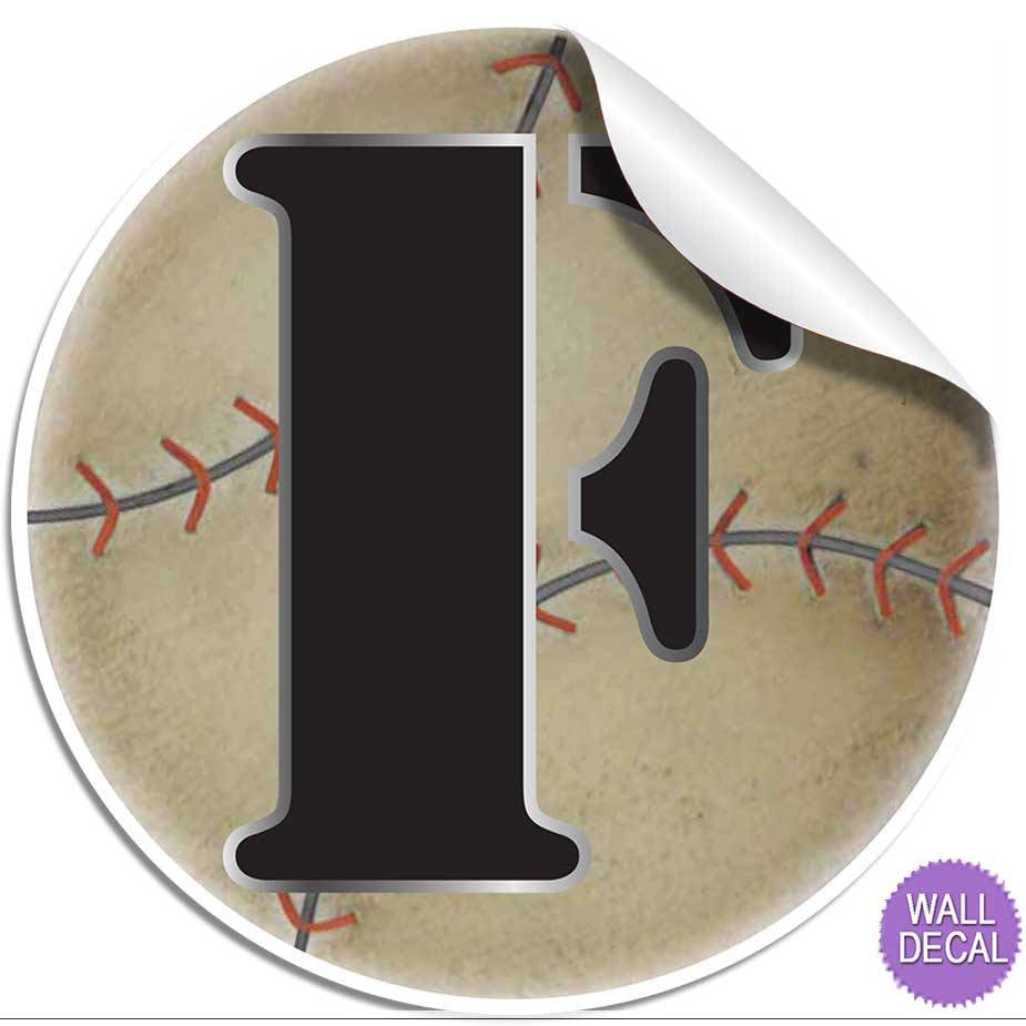 Alphabet Baseball Decor Letters
