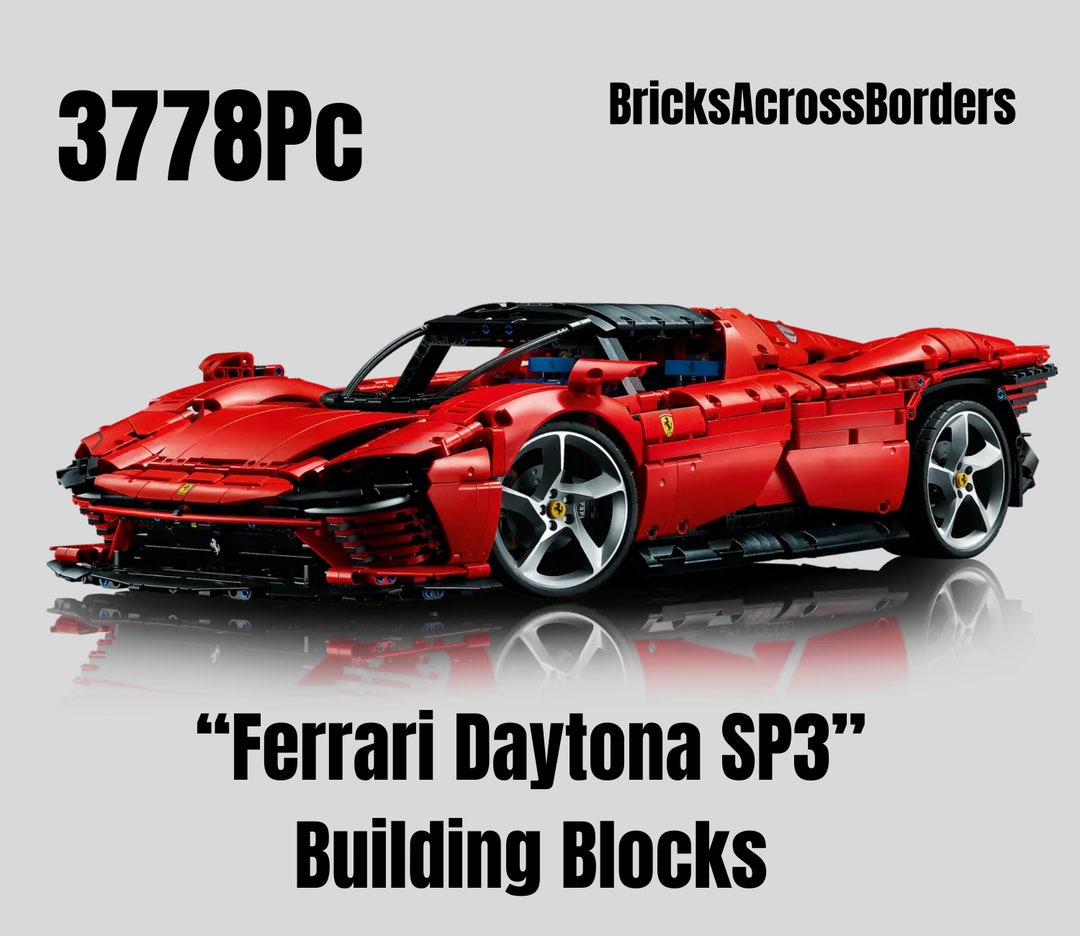 MOC Ferrari Daytona SP3 Building Blocks bricksacrossborders - Etsy