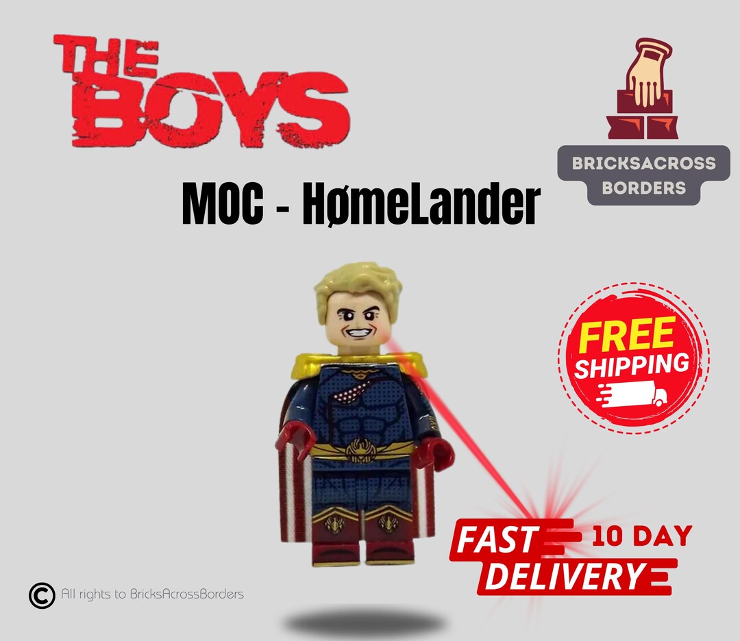 MOC Homelander Mini-fig Building Blocks bricksacrossborders - Etsy