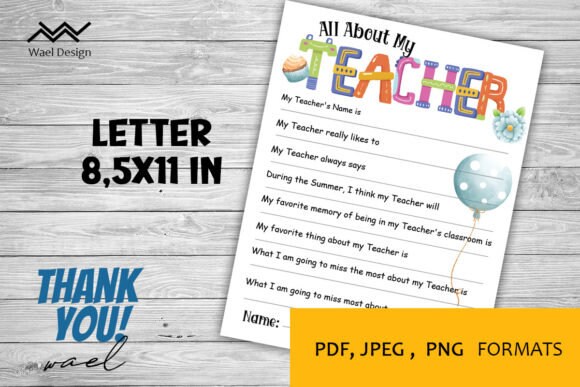 Teacher Appreciation Printable Gift - Etsy