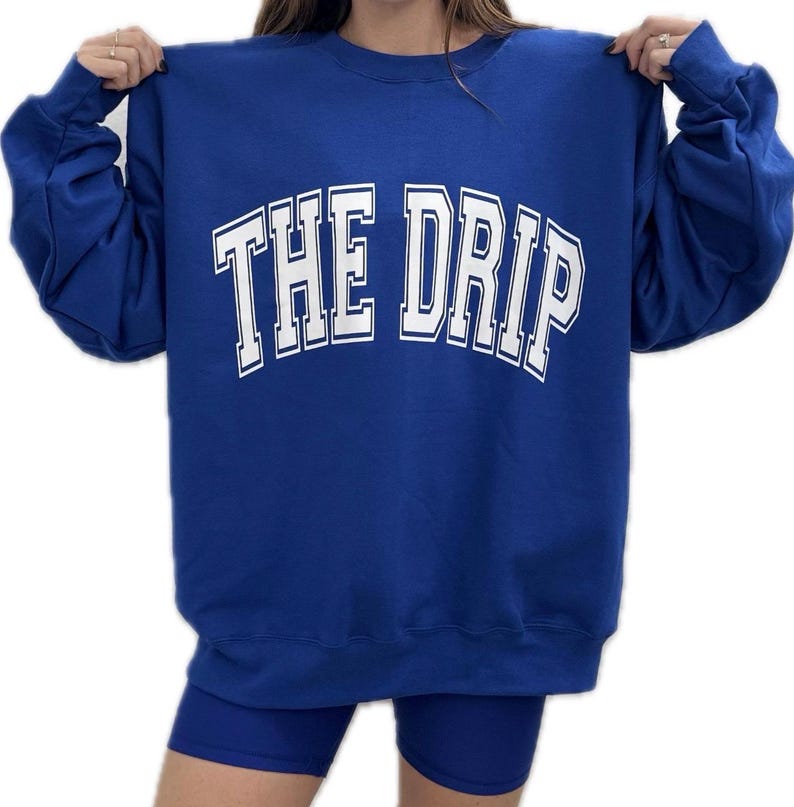 The Drip (dripping Springs) Unisex Heavyweight Oversized Crewneck ...