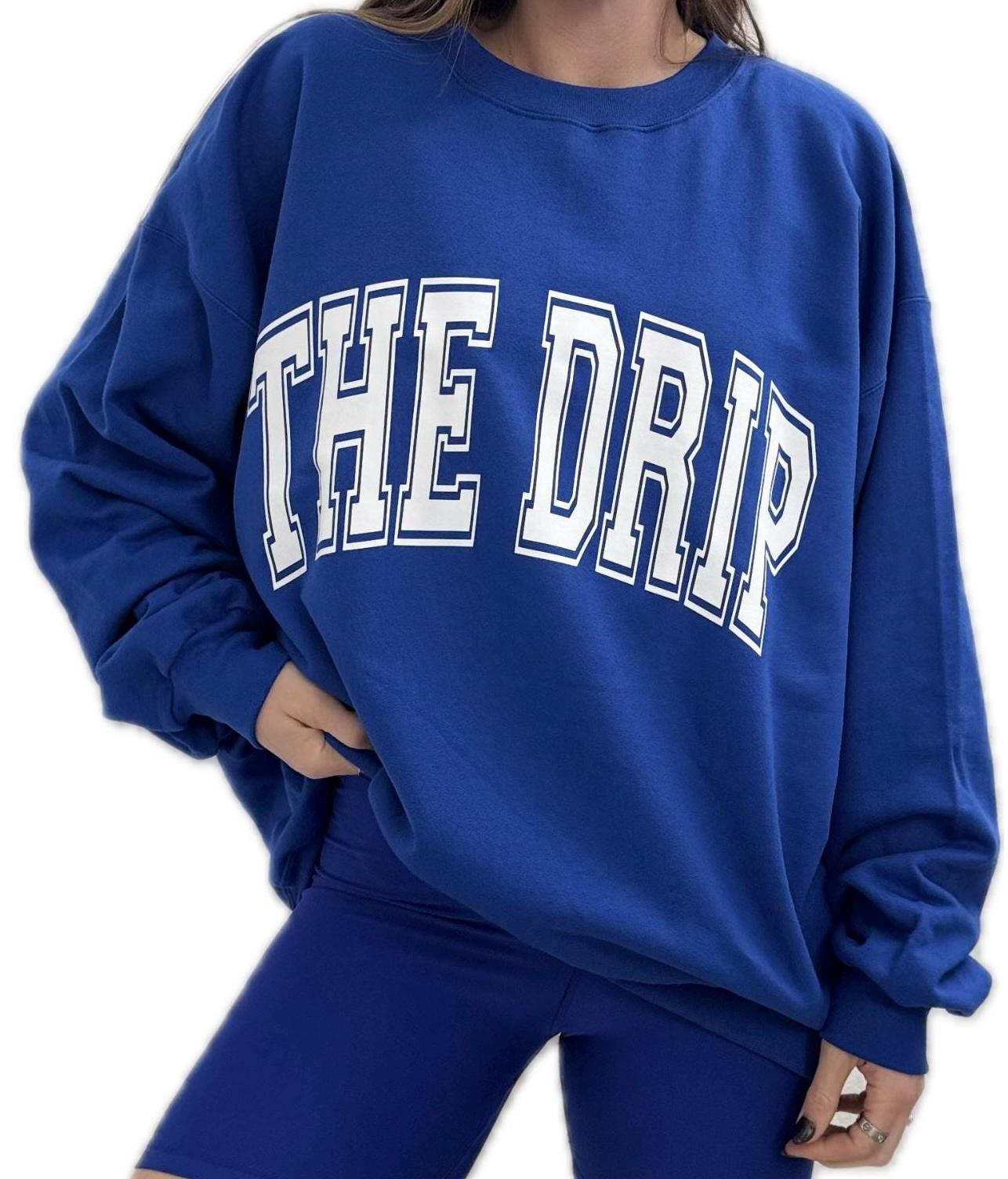 The Drip (dripping Springs) Unisex Heavyweight Oversized Crewneck ...