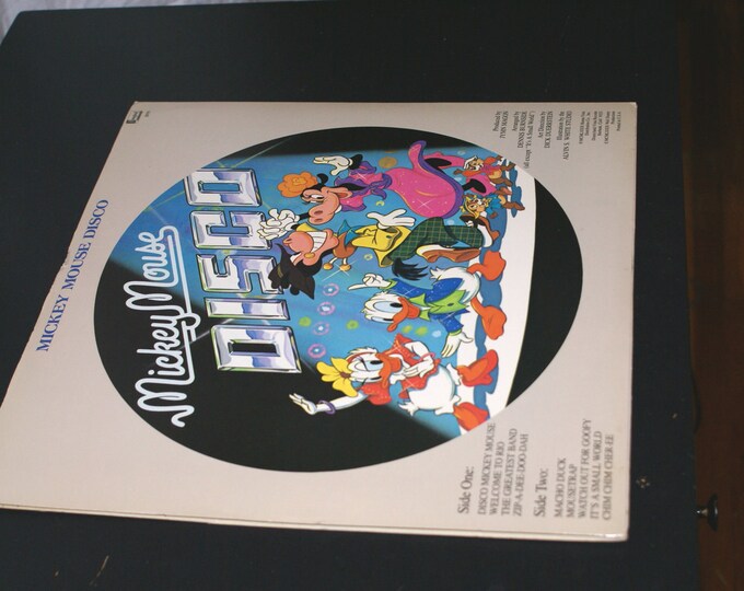 Walt Disney Mickey Mouse Disco Picture Disc - Etsy Walt Disney Mickey Mouse Disco Picture Disc - Etsy