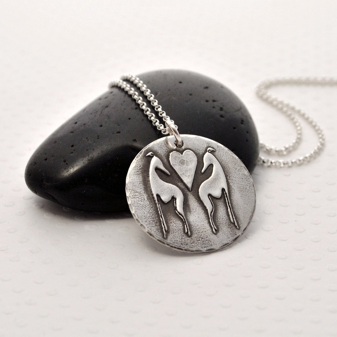 Me and You Greyhound Necklace - Petite - Greyhound Jewelry - Greyhound ...