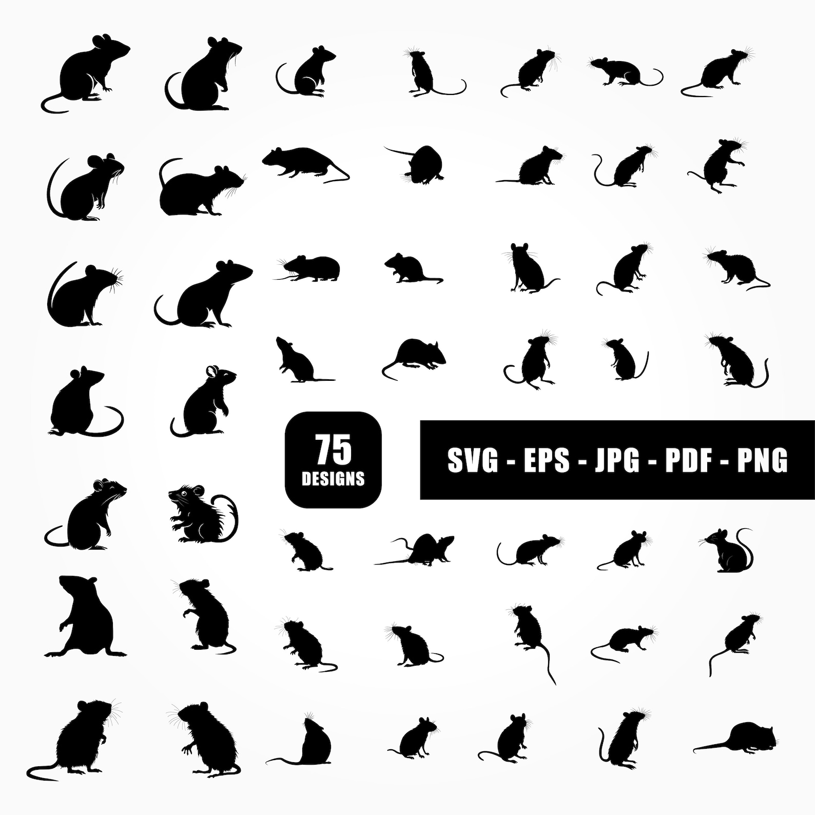 Rat Svg Bundles, Mouse Svg Bundles, Mice Svg Bundles, Rat Png, Mouse ...