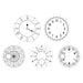 Cute Clock Face Svg Bundles, Clock Face PNG, Clock Face Clipart, Clock ...