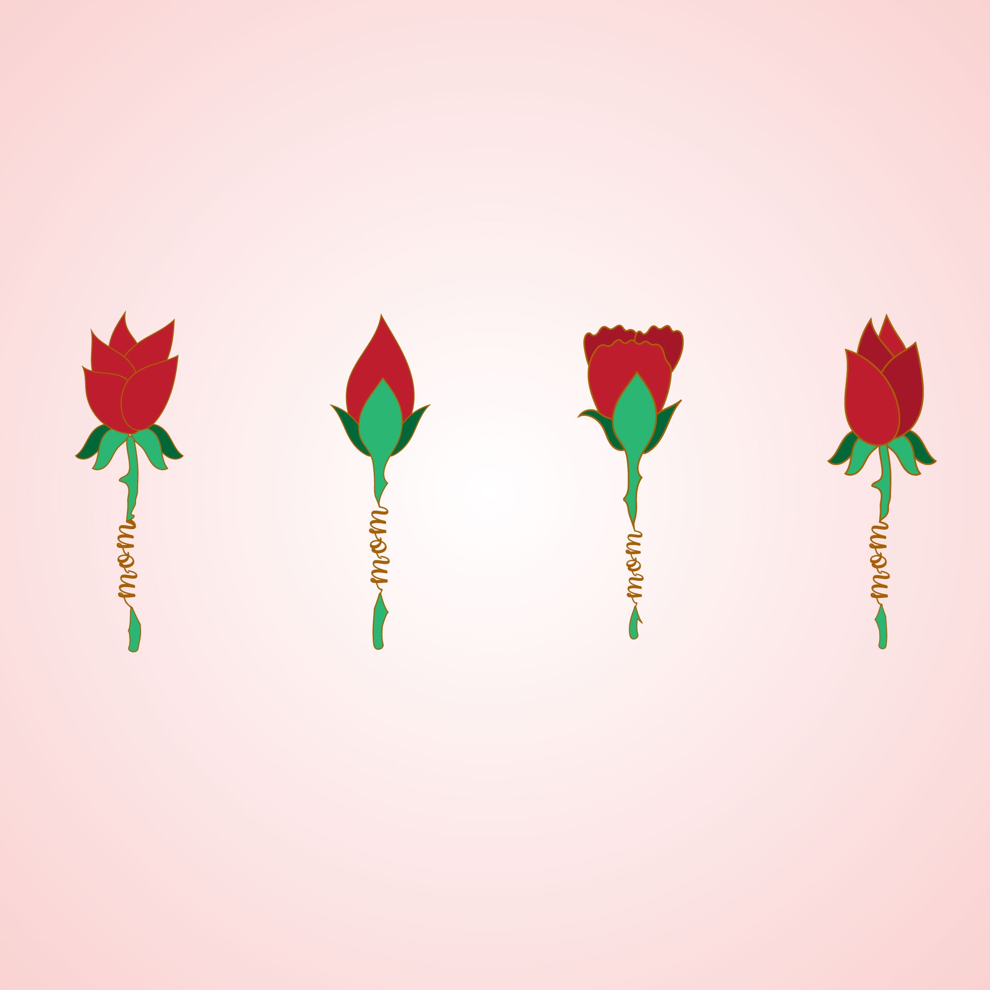 Rose Mom Flower Svg Bundles, Flower Svg Bundles, Mom Svg Bundles, Mom ...