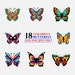 Colorful Butterfly 18 Svg Bundles, Color Butterfly PNG Bundle ...