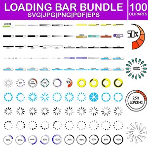 Loading Bars Svg Bundles, Loading Svg, Loading Please Wait Svg, Loading Icon Svg, Please Wait ...
