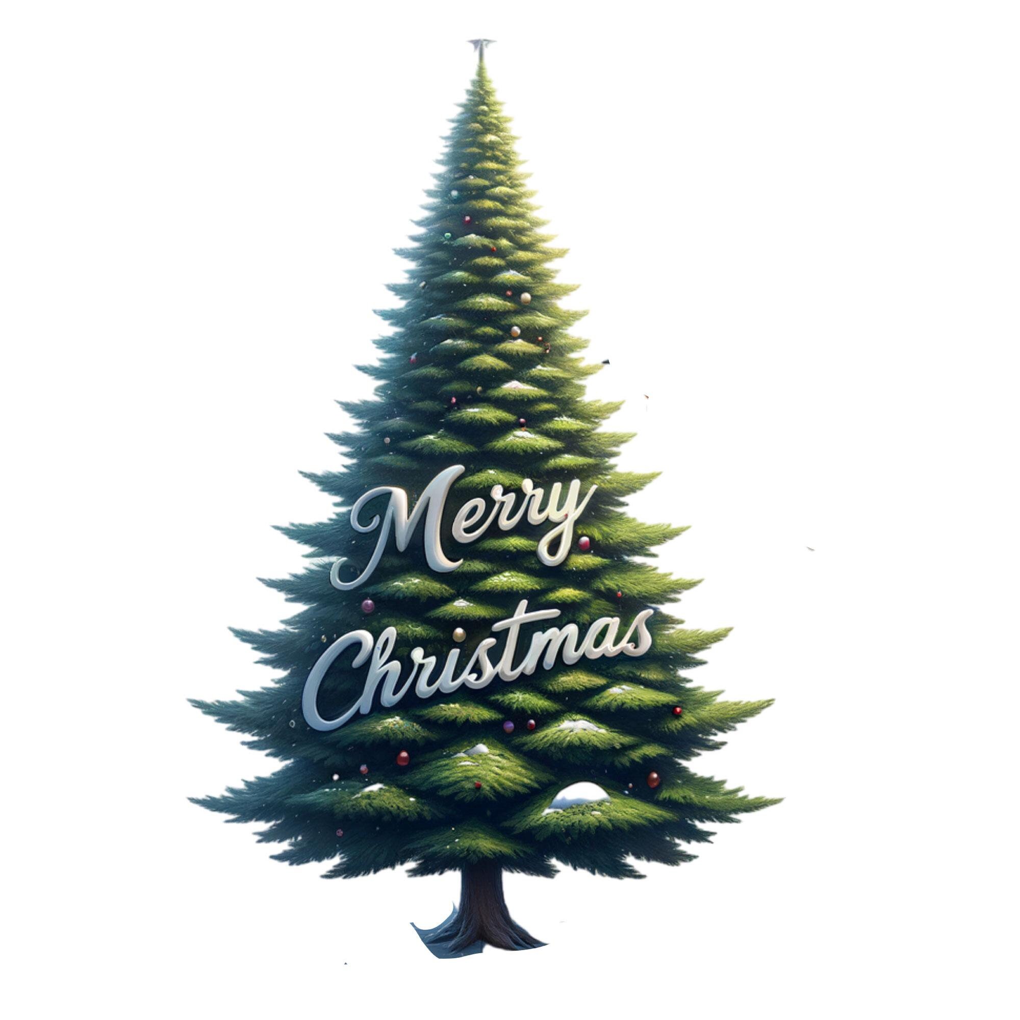 Merry Christmas Tree Png, Winter Merry Christmas Tree Png, Merry ...