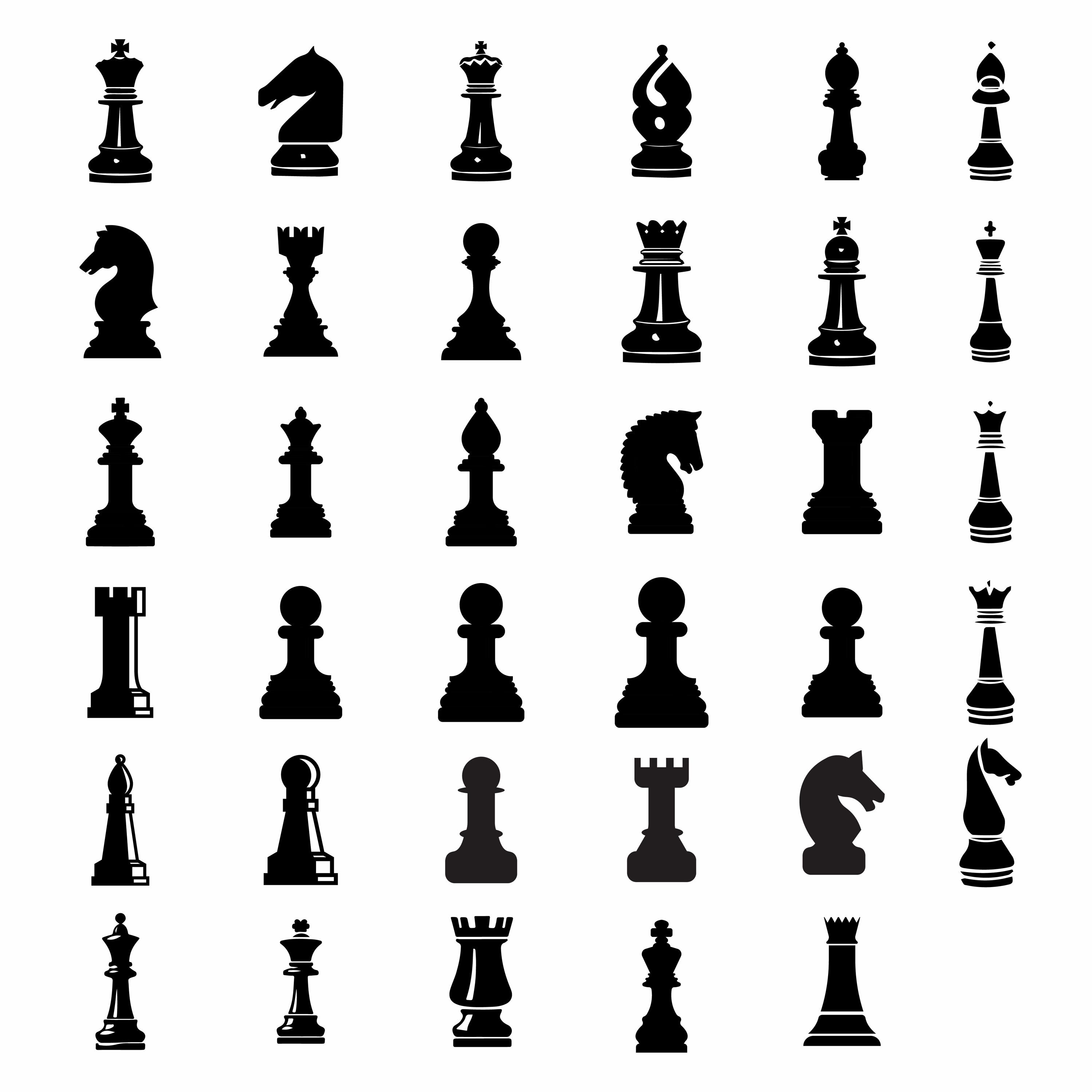 Game Chess Svg Bundles, Chess Clipart, Chess PNG, Chess Game Svg, Chess ...