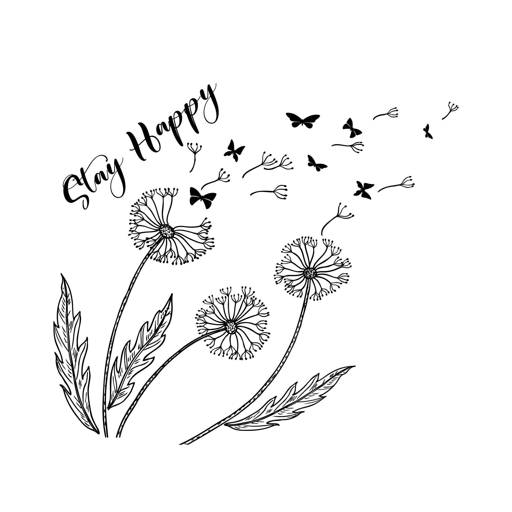 Dandelion Svg Bundle, Dandelion SVG, Dandelion Vector, Dandelion Cricut ...