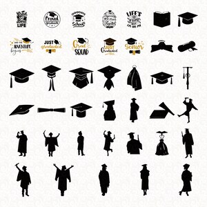 Graduation Svg Bundles, Graduation Clipart, Graduation PNG, Graduation ...