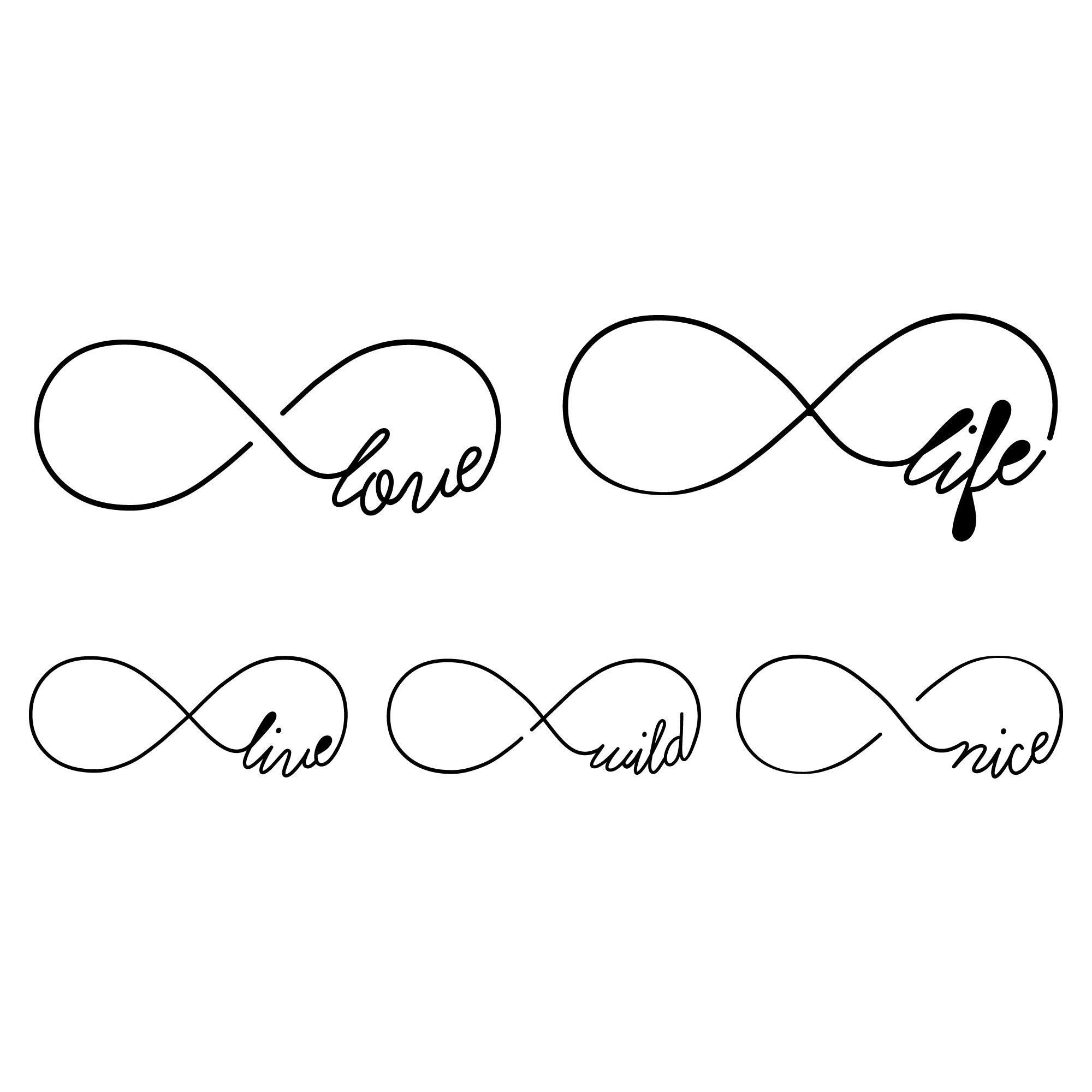 Infinity Symbol Svg Bundles, Cute Infinity Svg Clipart, Infinity PNG ...