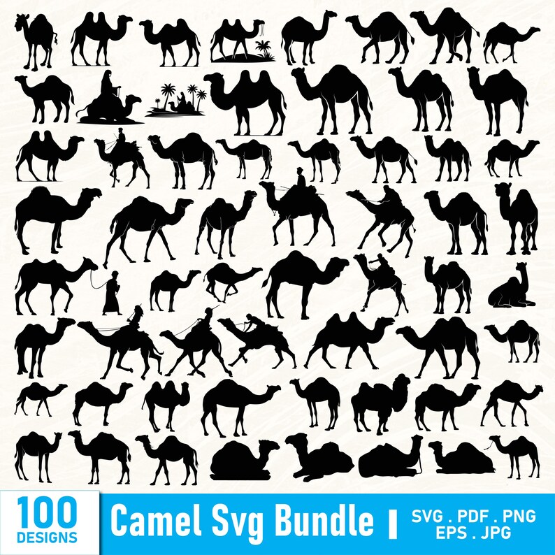 Camel Svg Prints on T Shirts, Camel PNG Mug Designs, Camel Art for ...