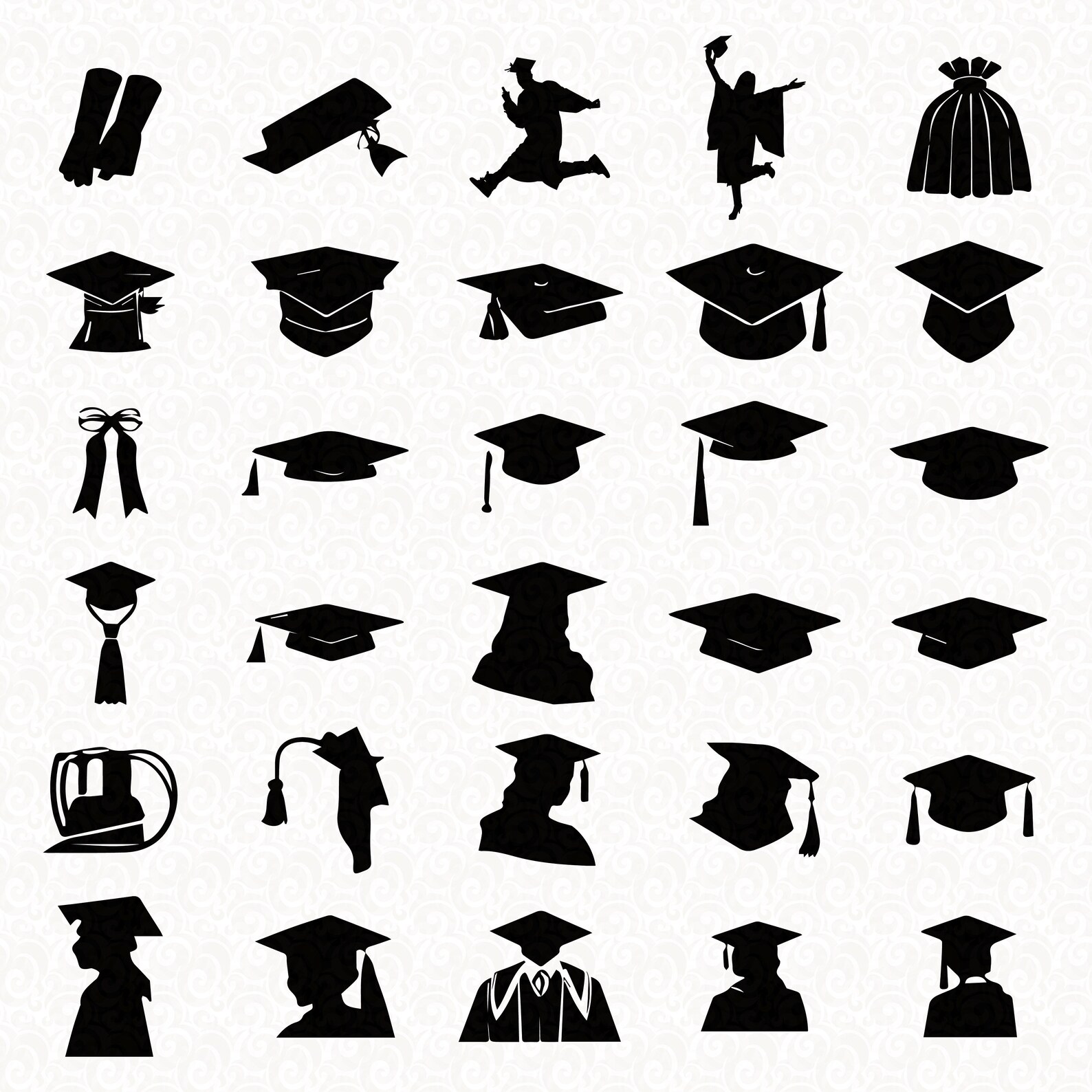 Graduation Svg Bundles, Graduation Clipart, Graduation PNG, Graduation ...