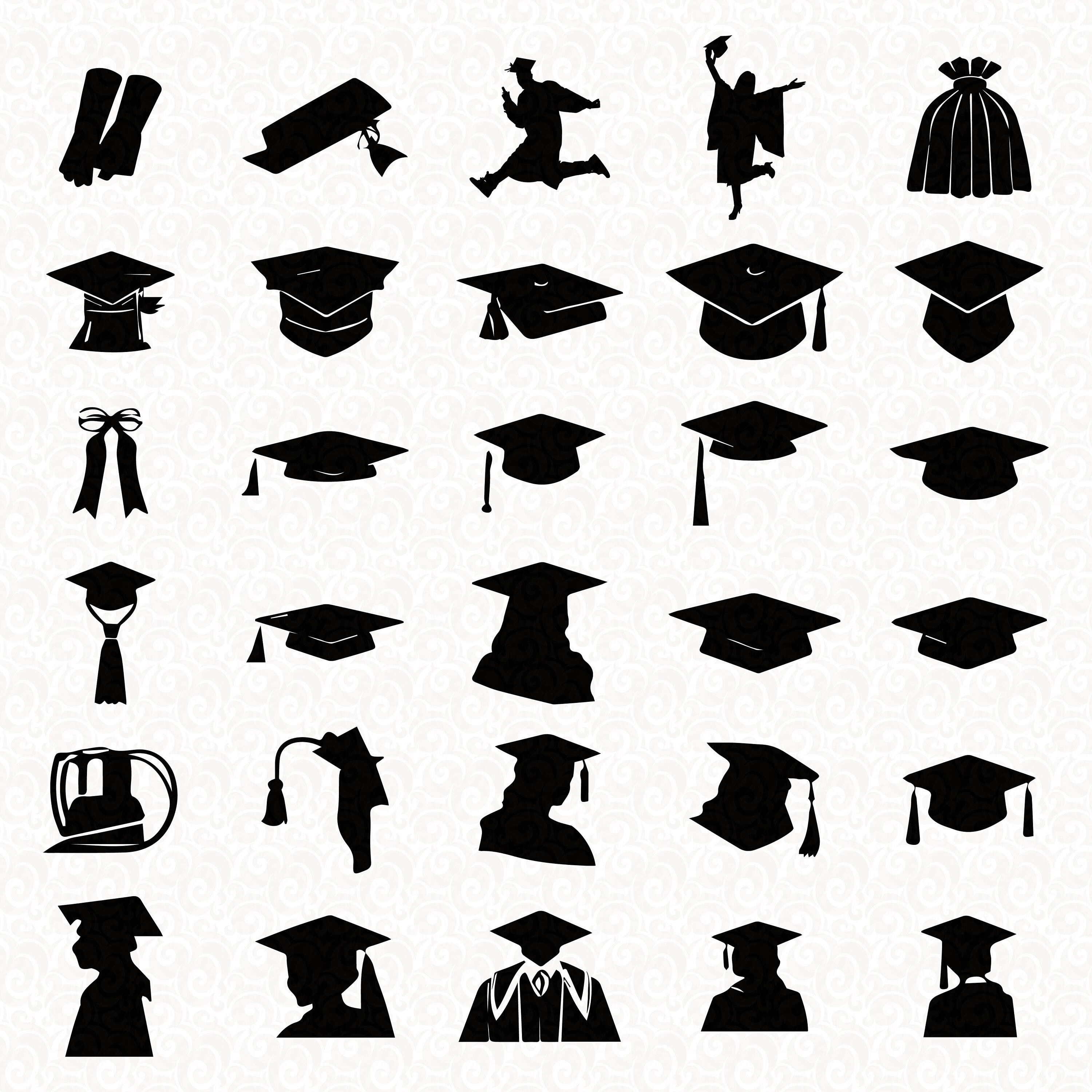 Graduation Svg Bundles, Graduation Clipart, Graduation PNG, Graduation ...