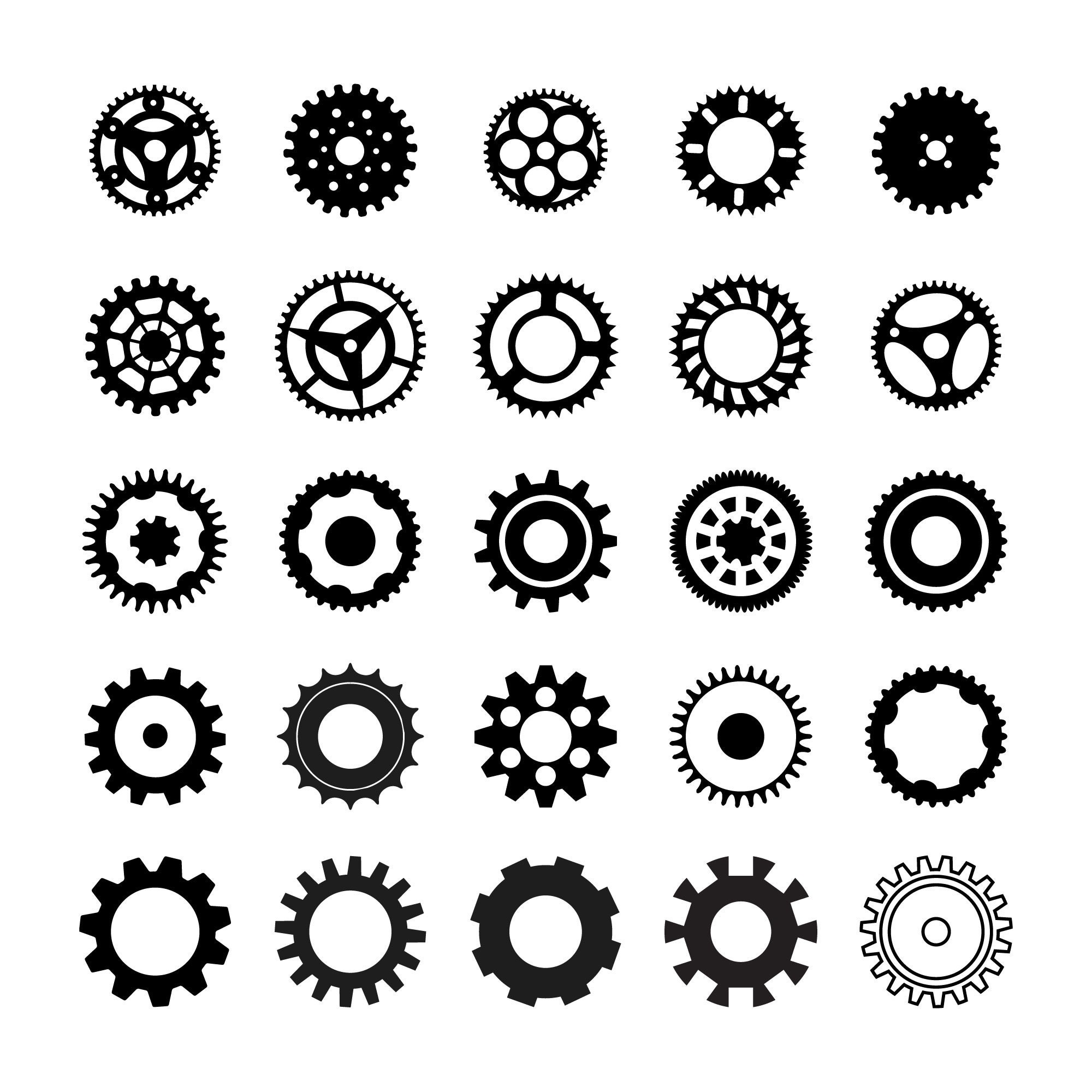 Gears Svg, Gears Clipart, Gears PNG, Car Gear Svg, Gear Shape Svg, Gear ...