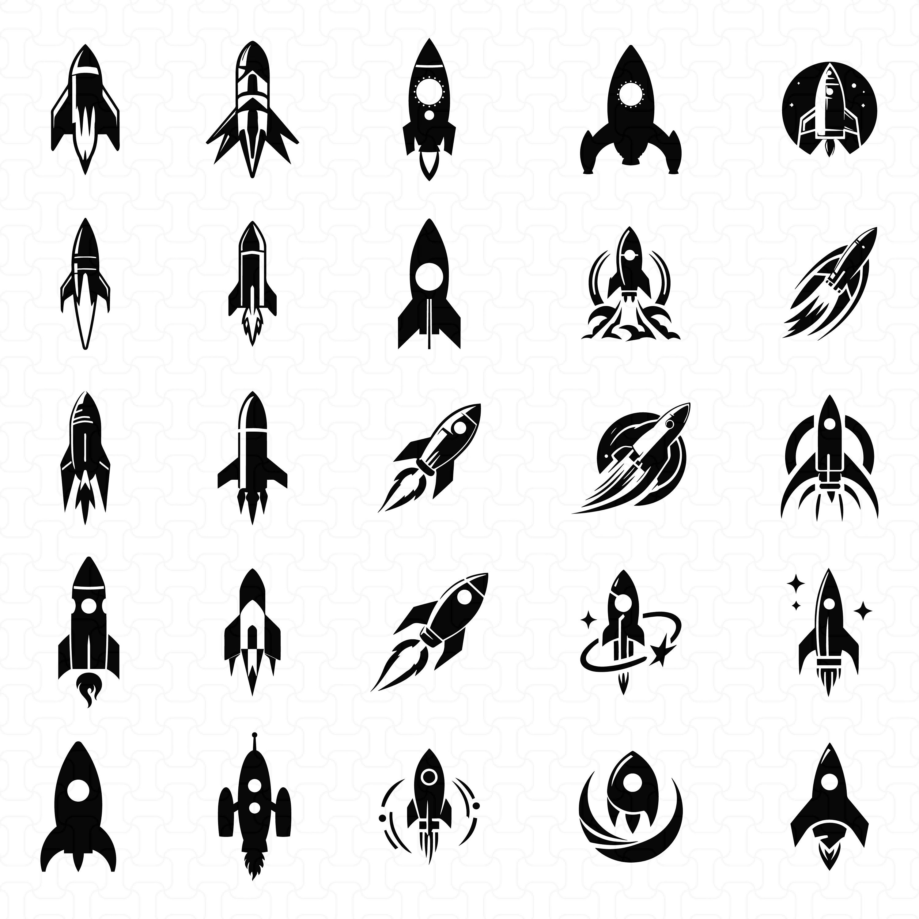 Rocket Svg Bundles, Rocket PNG, Flying Rocket, Rocket Vector, Rocket ...